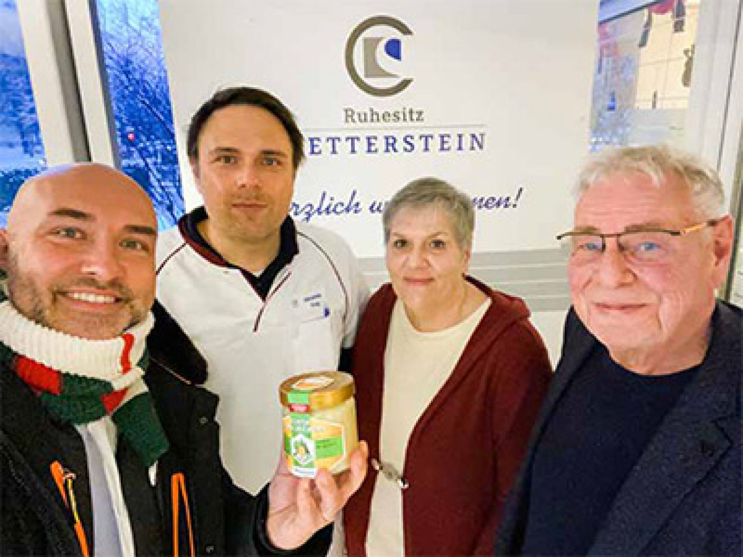 Sozialreferent Martin Schenkelberg besucht den Ruhesitz Wetterstein